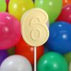 Number 6 Six Chocolate Lollipops - Maple Molly's