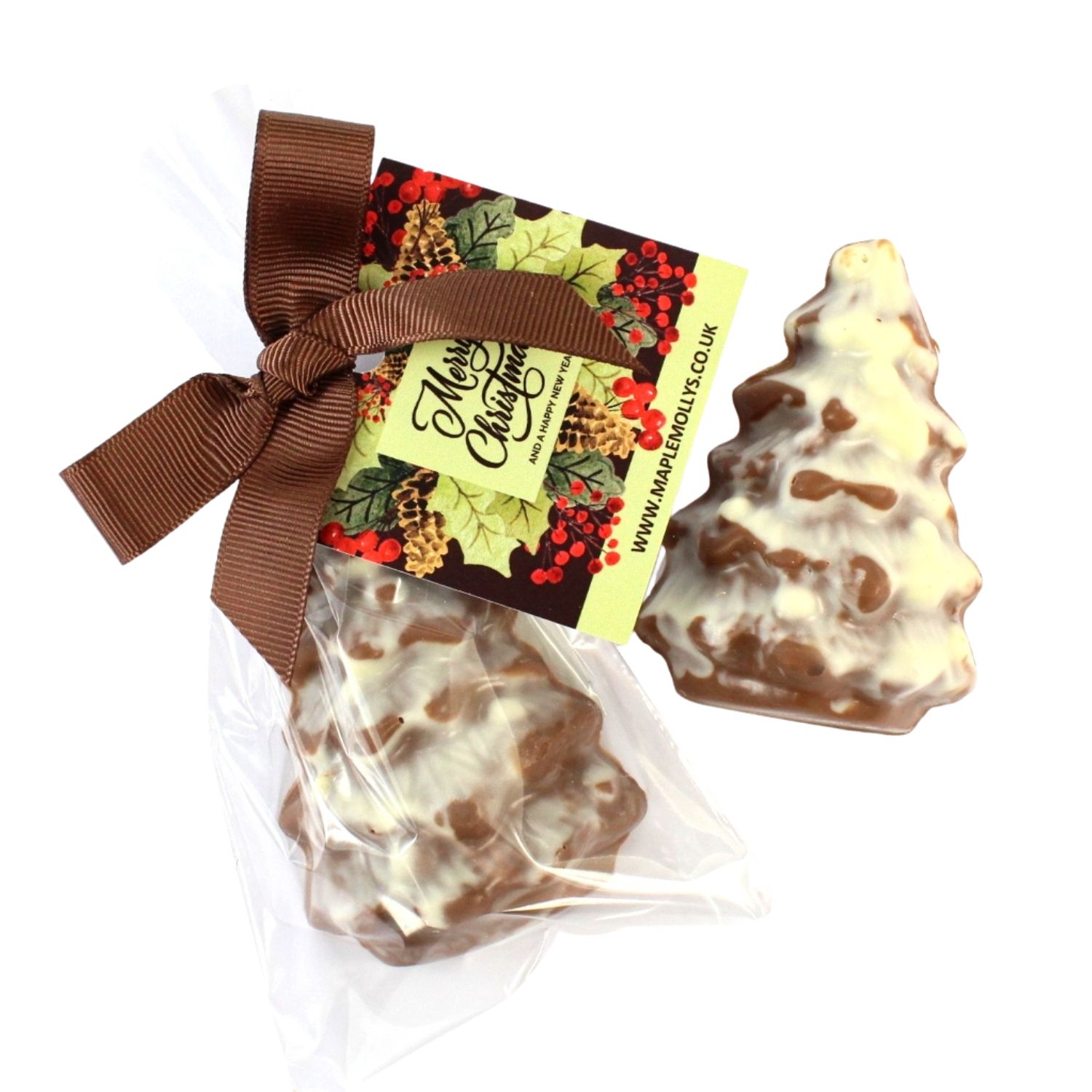 Chocolate Biscoff Filled Christmas Tree - Maple Mollys