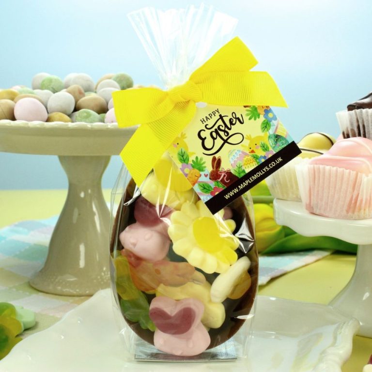 Easter Sweet Filled Chocolate Half Egg - Maple Mollys