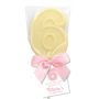 Number 6 Six Chocolate Lollipops - Maple Mollys