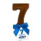 Number 7 Seven Chocolate Lollipops - Maple Mollys