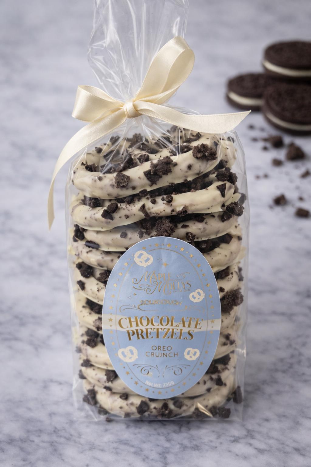 Oreo Crunch Gourmet Chocolate Covered Pretzels WHITE LIMITED EDITION ...
